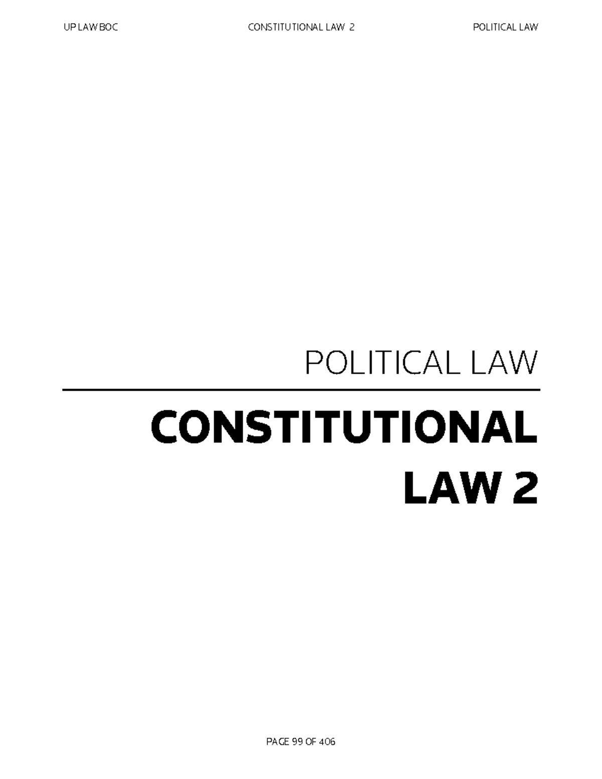 442614045 Constitutional Law 2: Police Power, Eminent Domain, Taxation - Studocu