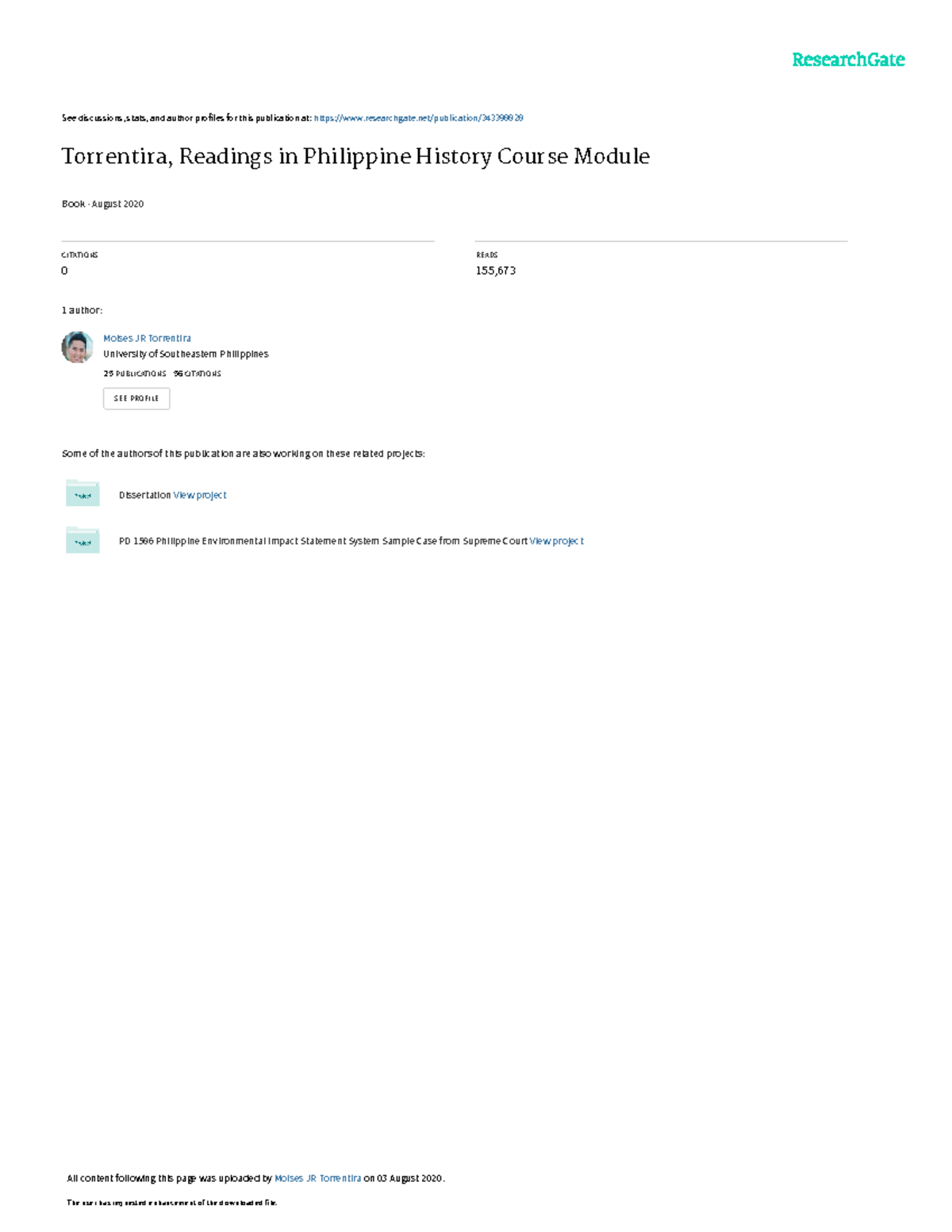 Readingsin Philippine History-Research Gate - See discussions, stats ...
