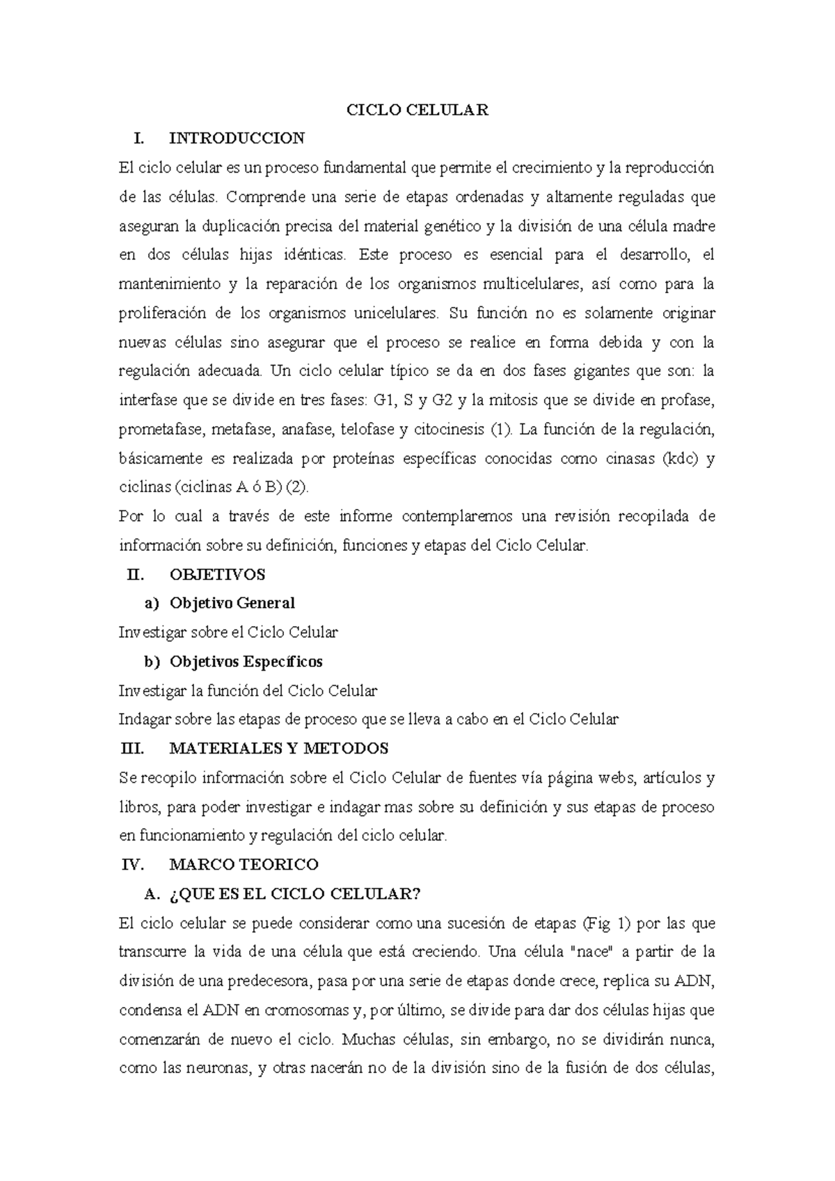 CICLO CELULAR: Definición, Etapas y Regulación - Introducción y ...