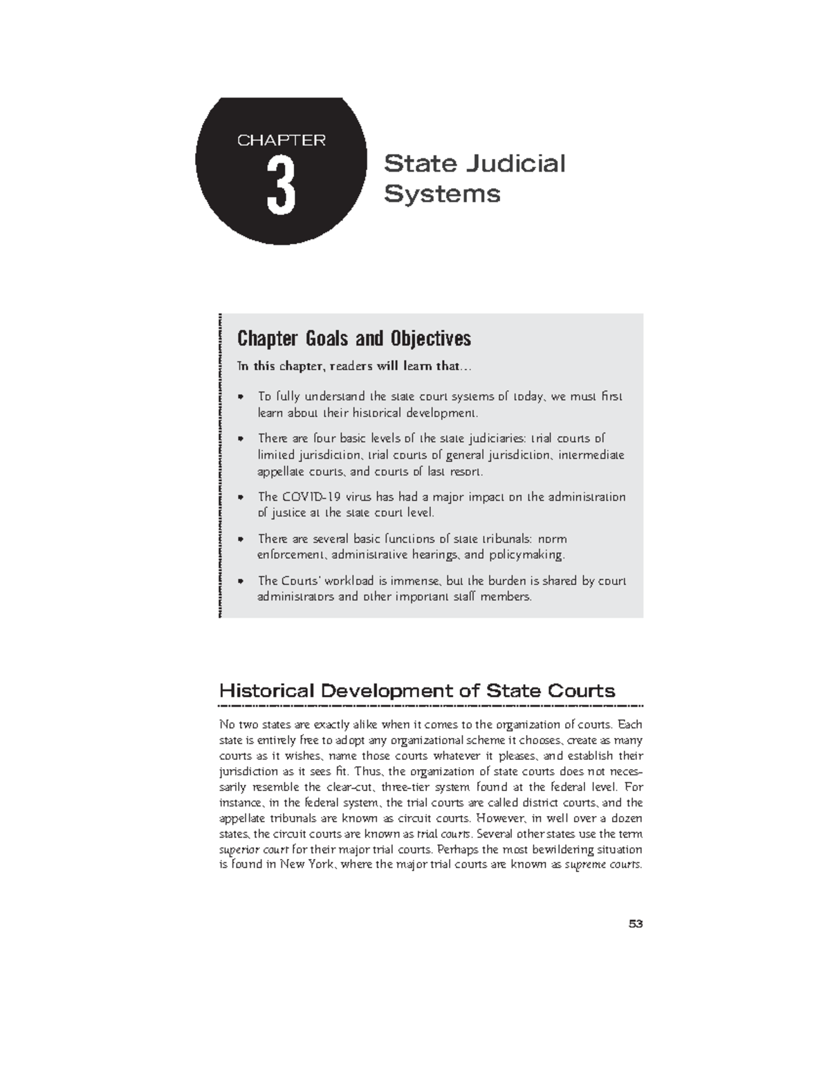 State Judicial Systems Overview: Structure, Functions, and Challenges ...