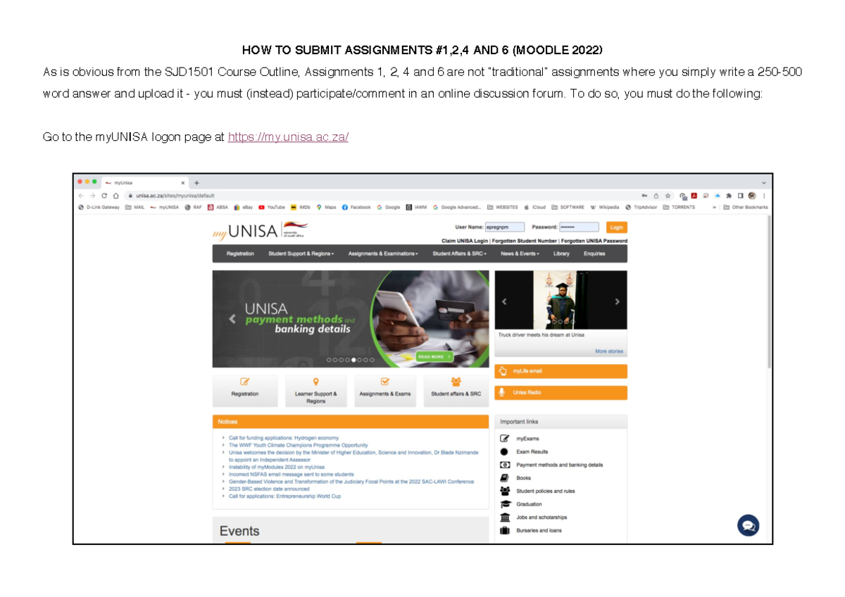 How To Submit Assignments How To Submit Assignments 124 And 6 Moodle 2022 As Is Obvious