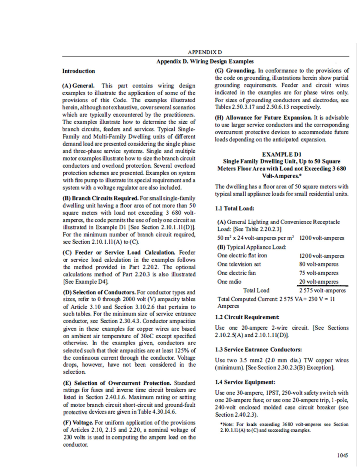 Appendix D PEC 2017 - PEC - BS Electrical Engineering - Studocu
