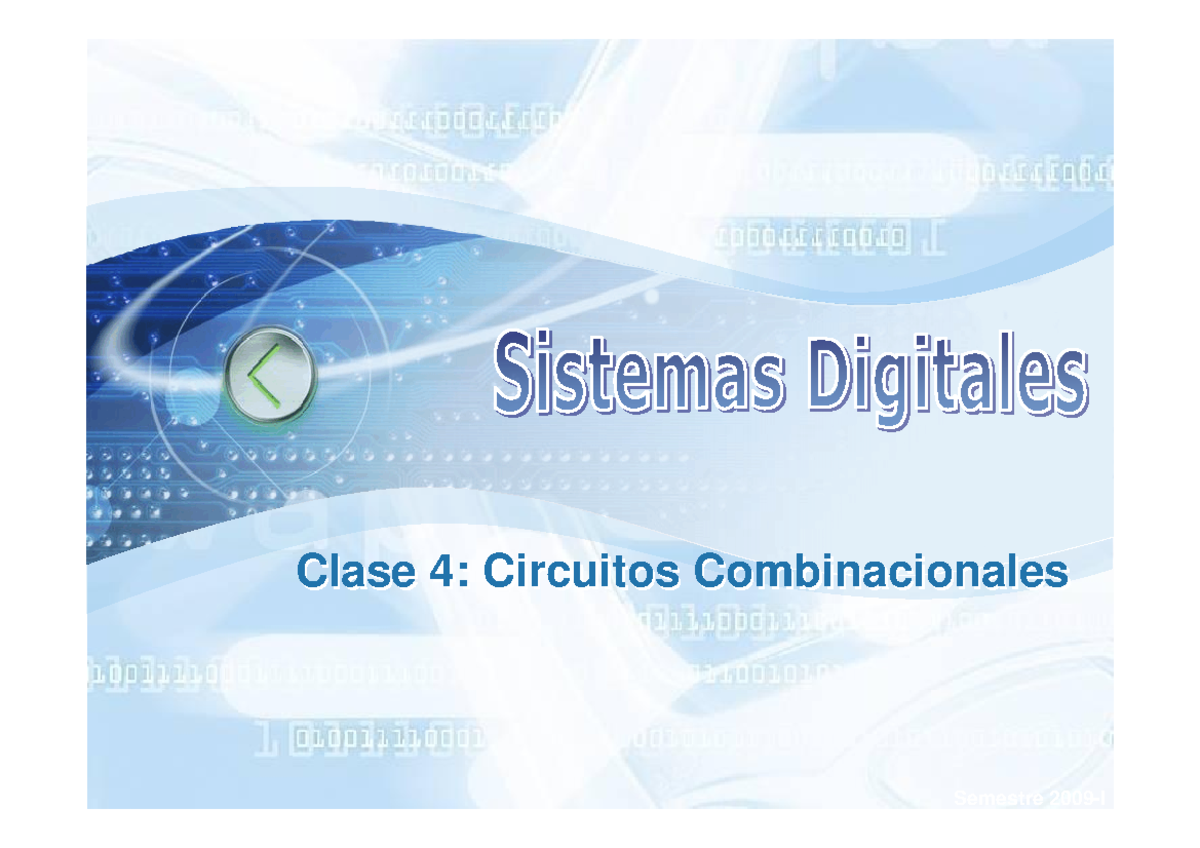 Clase 4: Ejercicios de Circuitos Combinacionales - Studocu