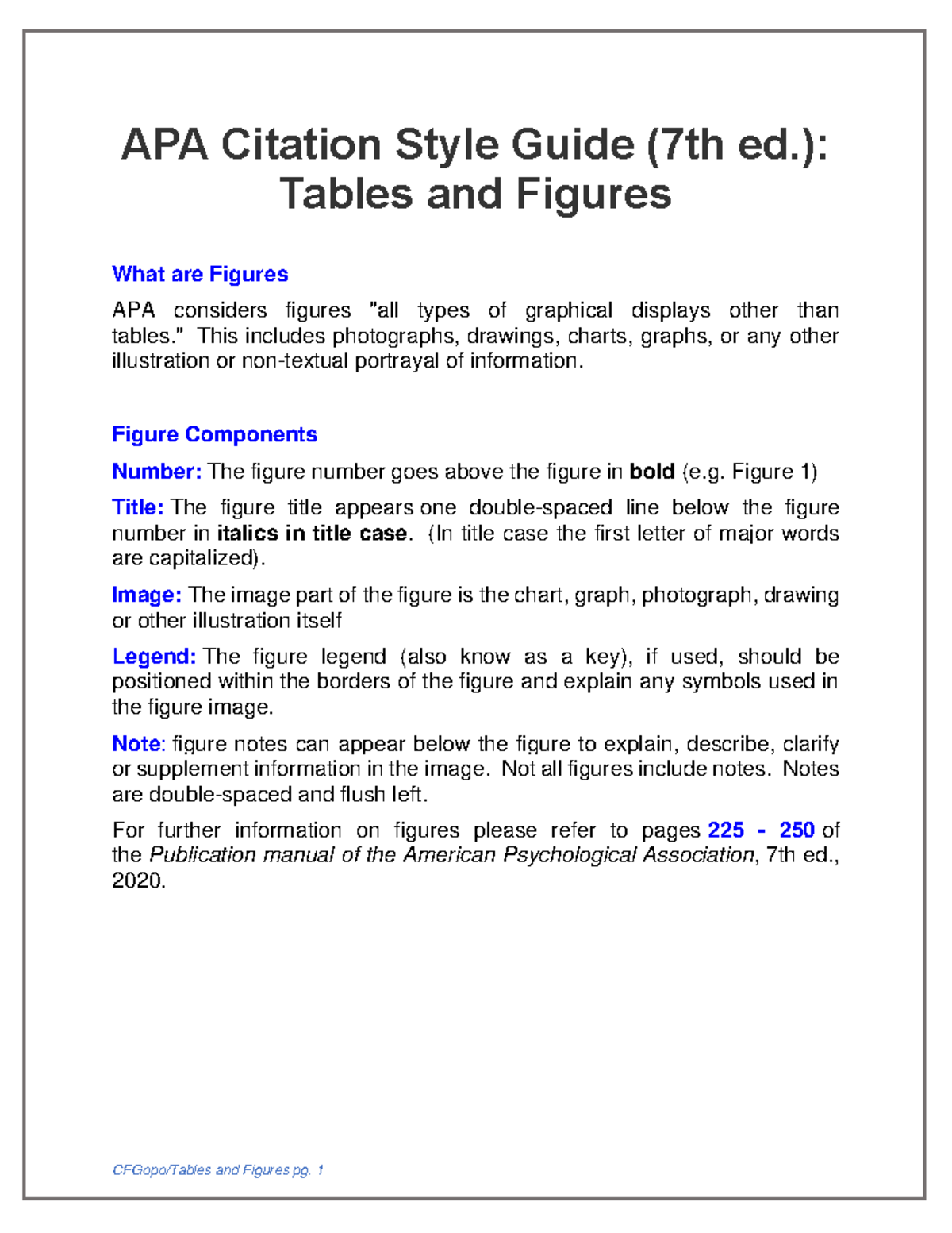 APA 7th Edition: Understanding Tables and Figures Guidelines - Studocu