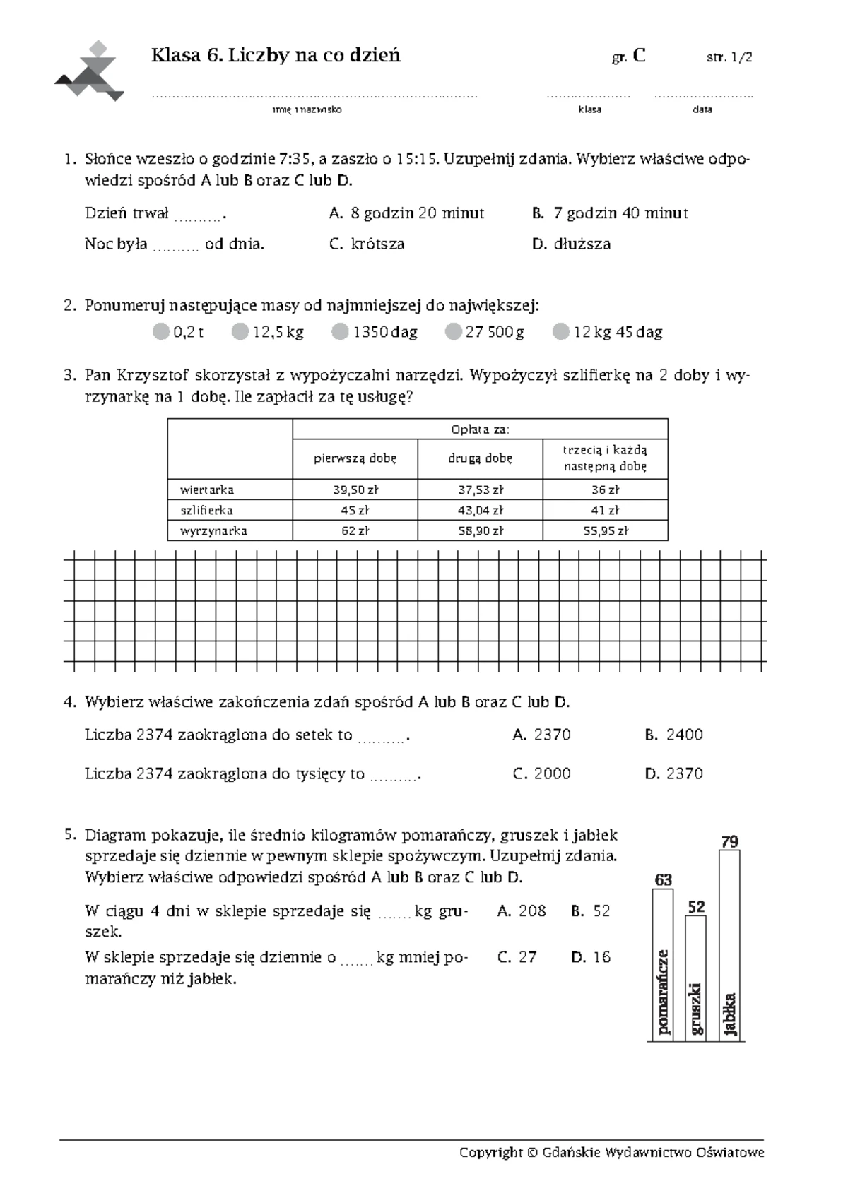 Kartkówka kl. 2 - Cyfry Rzymskie dla klasy II SP - Studocu