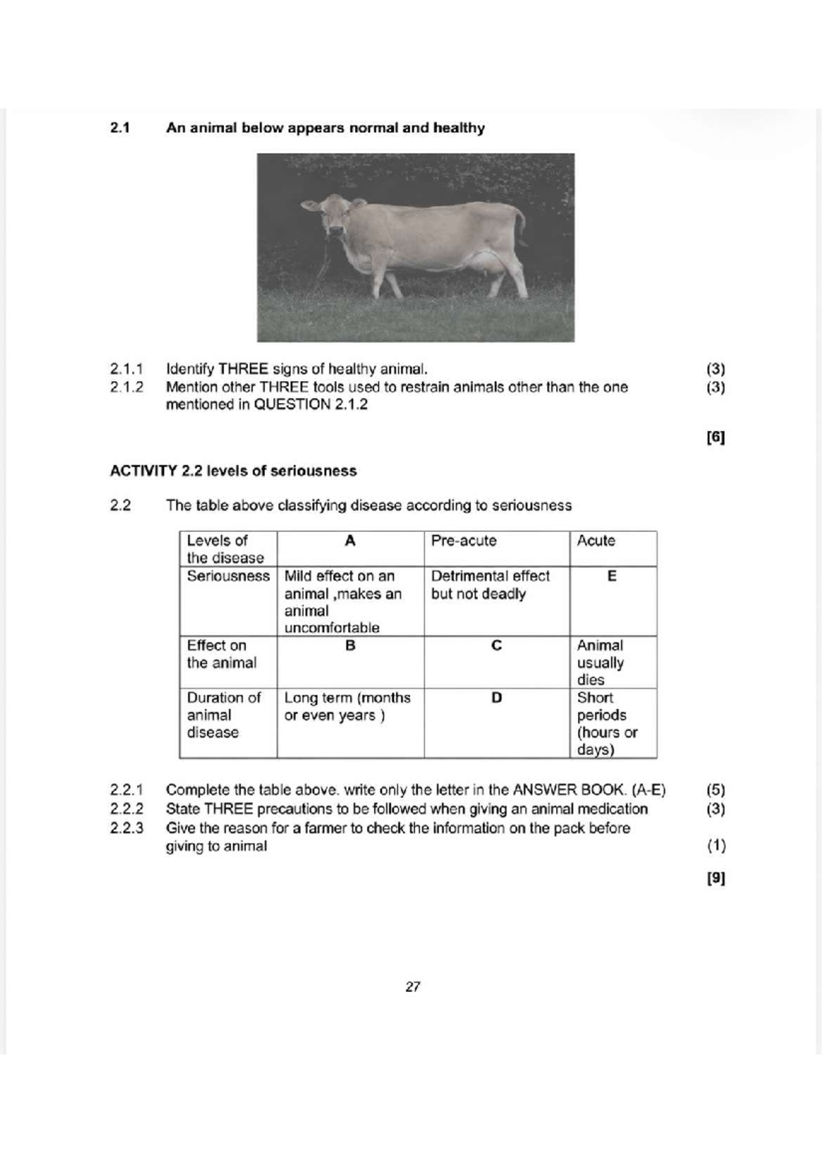 Animal Health and Reproduction Study Guide (IR 311) - Studocu