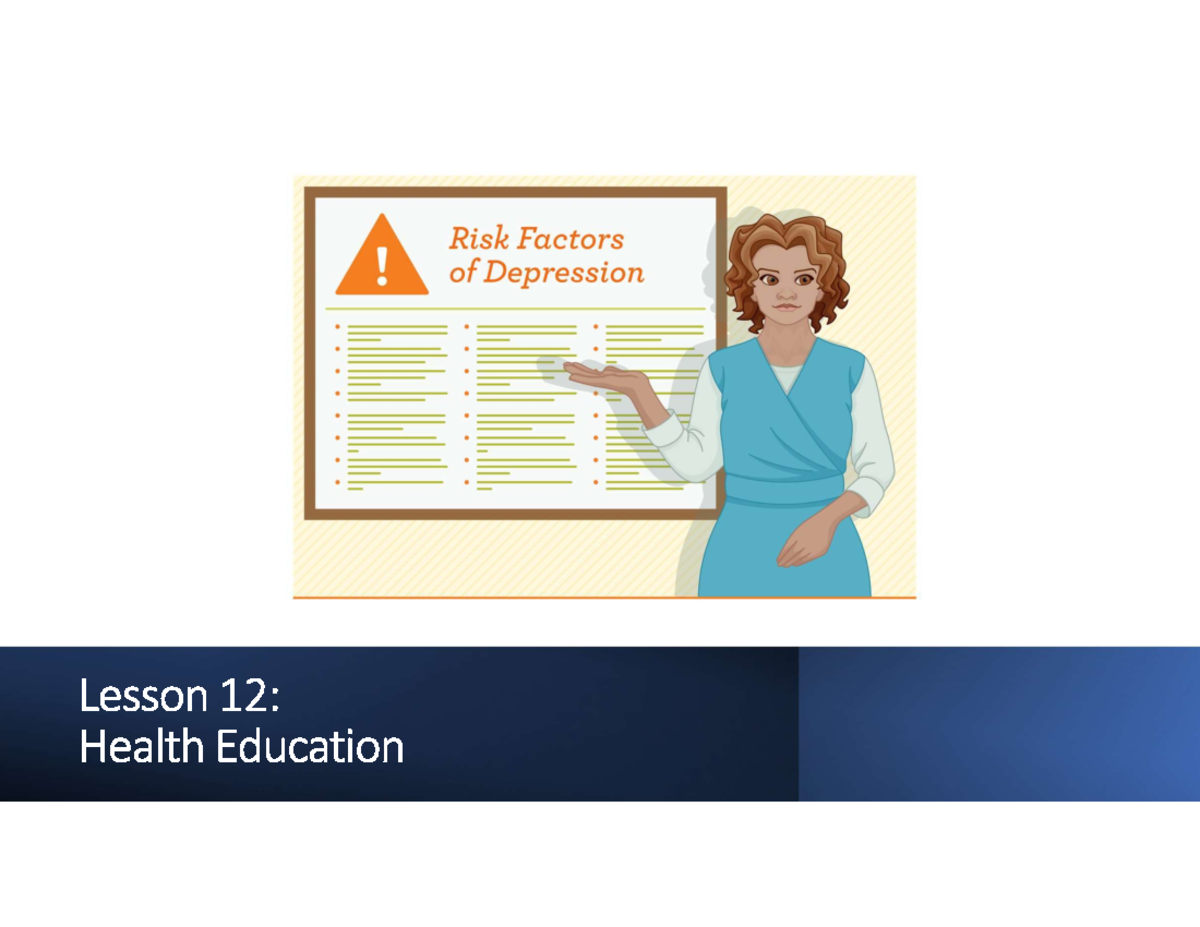 Health Education Strategies & Learning Theories - Lesson 12 Overview ...