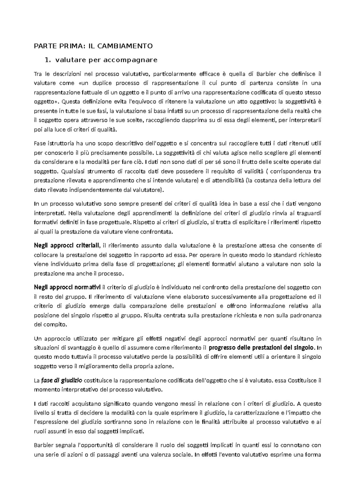 Valutazione e Apprendimento Nella Scuola Primaria: Dalla Teoria alla Pratica - Studocu