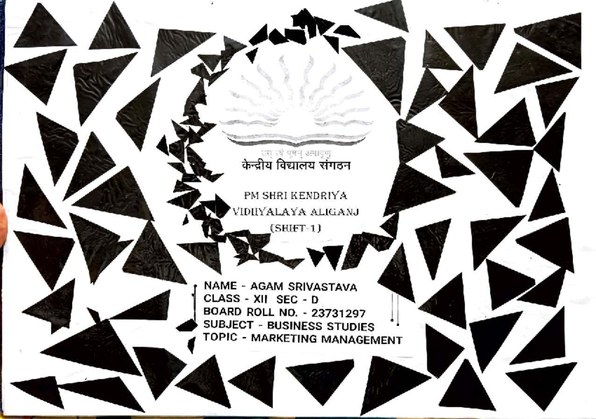 XII BST Project: Marketing Management by Agam Srivastava - Studocu