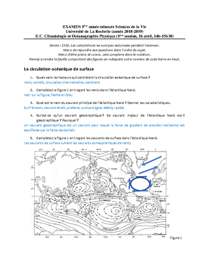 TD Mécanique des fluides - Série TD n°1 : Statique des fluides Exercice n° La figure ci-dessous ...