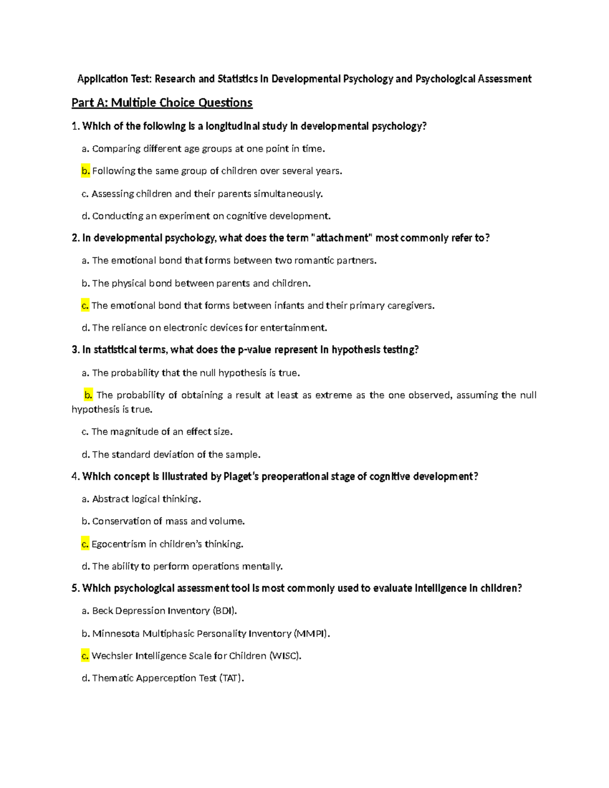 Research & Stats - Developmental Psych Study Guide (PSY 201) - Studocu