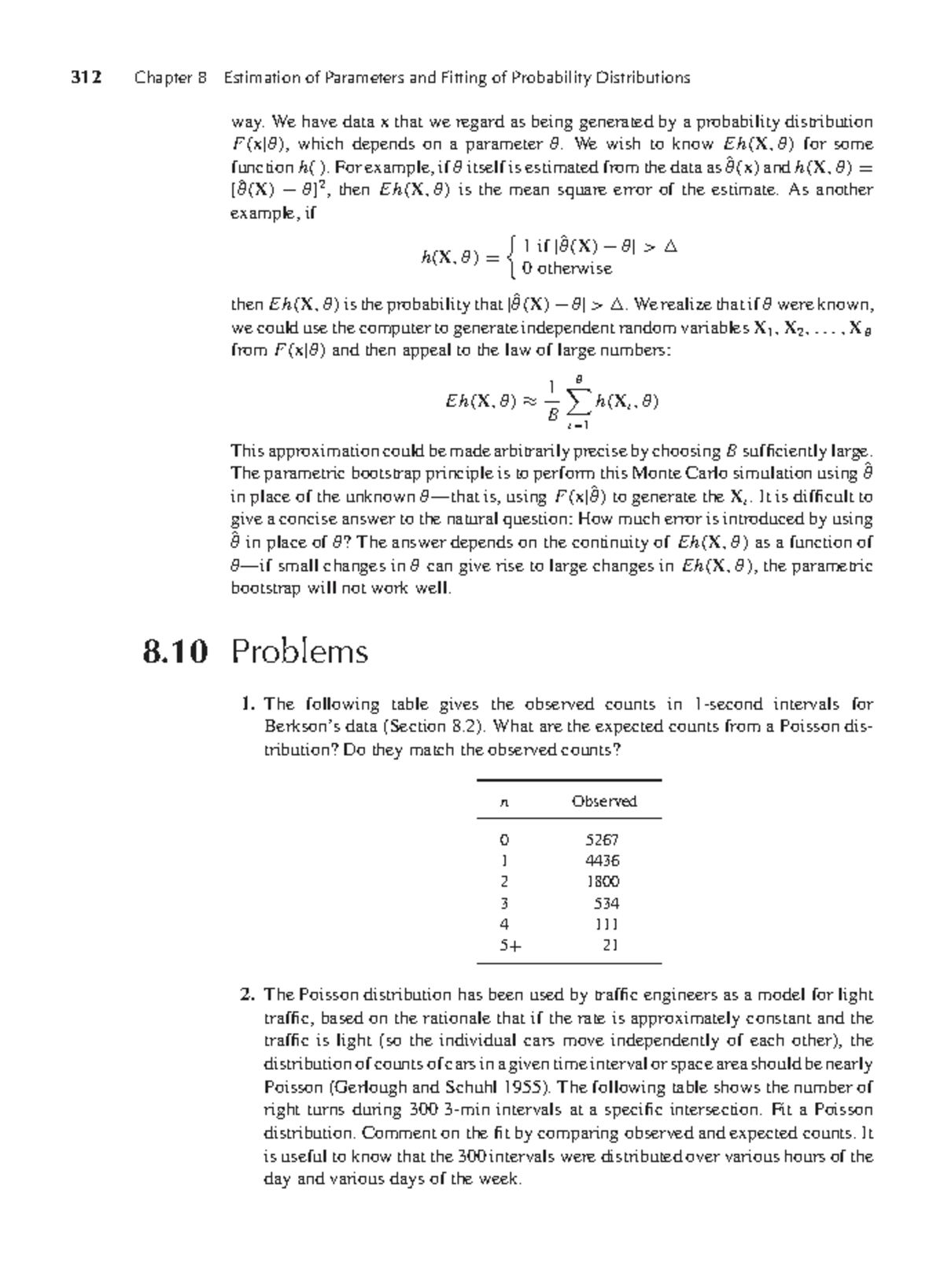 312 Chapter 8: Parameter Estimation & Probability Distribution Fitting ...