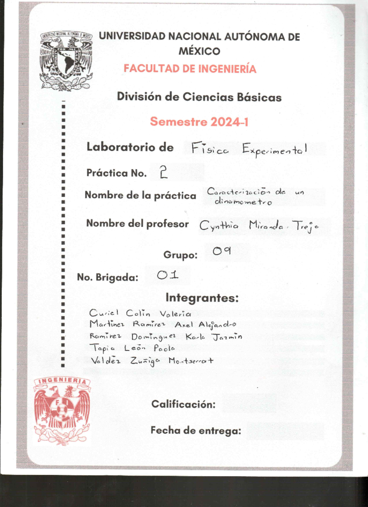 LAB FIS EXP GPO (09) REP PRAC (02) Brigada (01) - Manual de prácticas ...