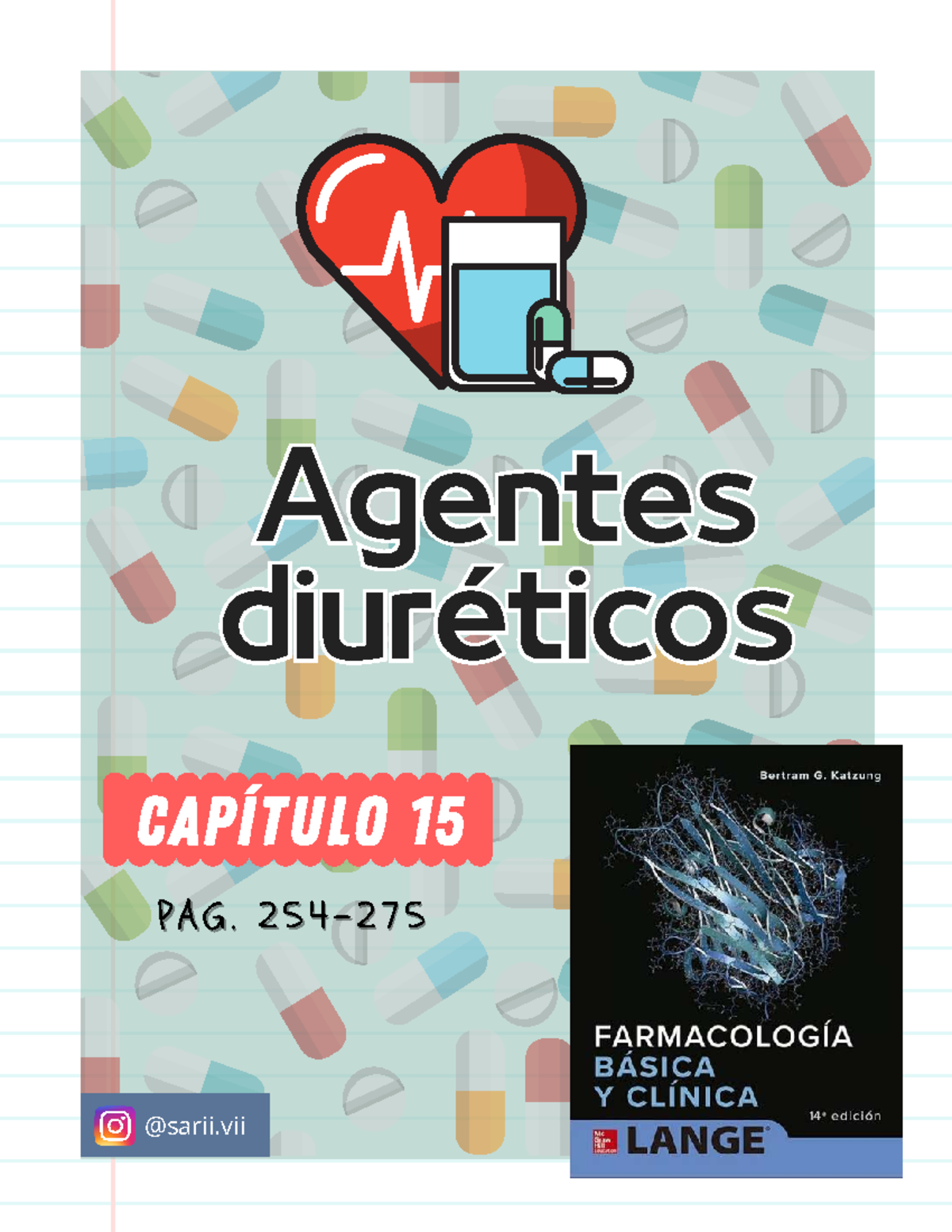 Capítulo 15: Resumen sobre Diuréticos y sus Mecanismos - Studocu