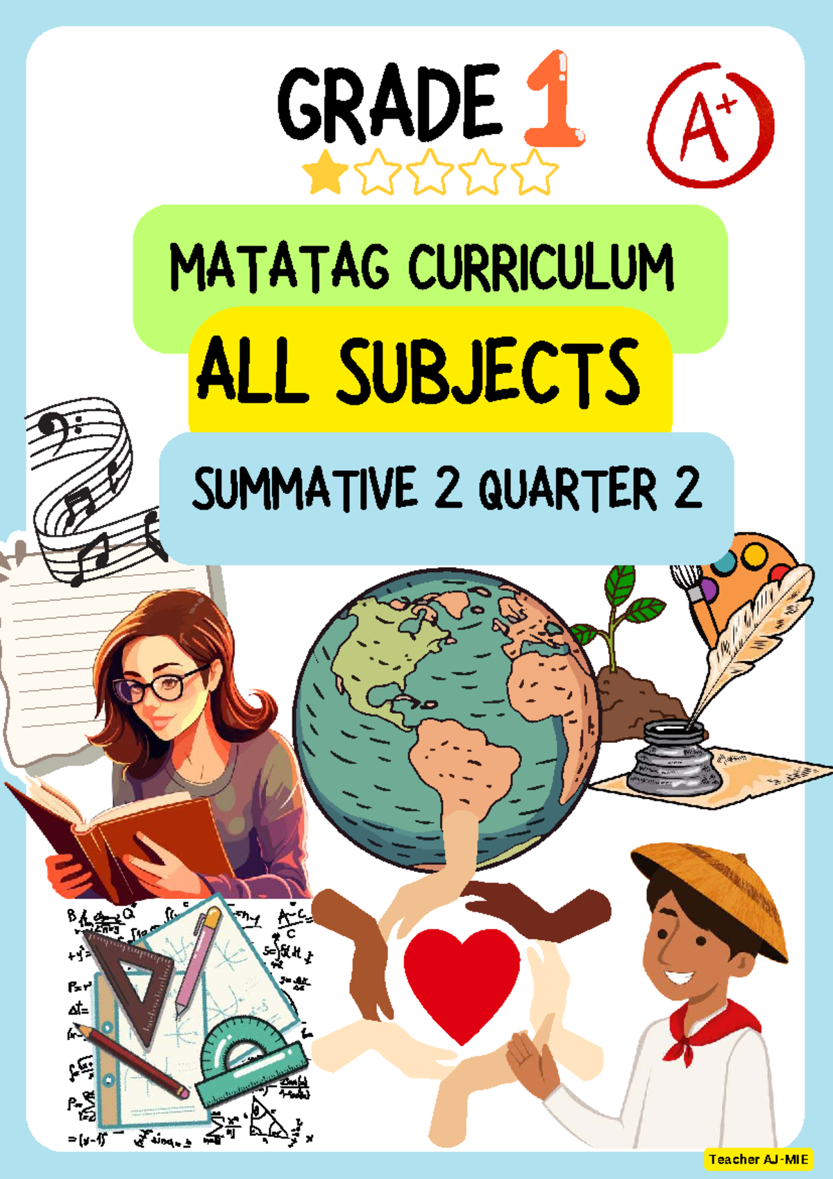 Q2 GRADE 1 MATATAG CURRICULUM SUMMATIVE 2 ASSESSMENT - Studocu