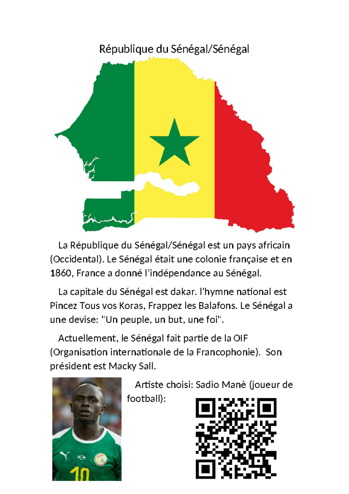 République du Sénégal - ... - République du Sénégal/Sénégal La ...
