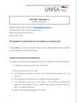 [Solved] Assessment criteria Your understanding of the theme and the ...