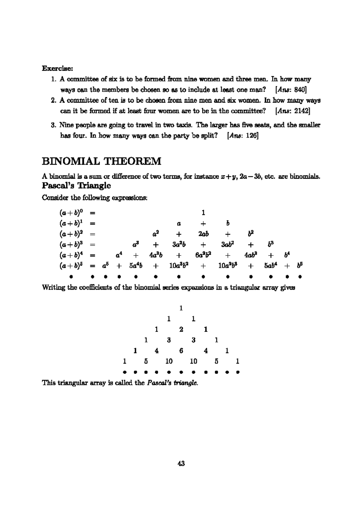 Algebra Notes ASS: Binomial Theorem, Sequences, and Series - Studocu