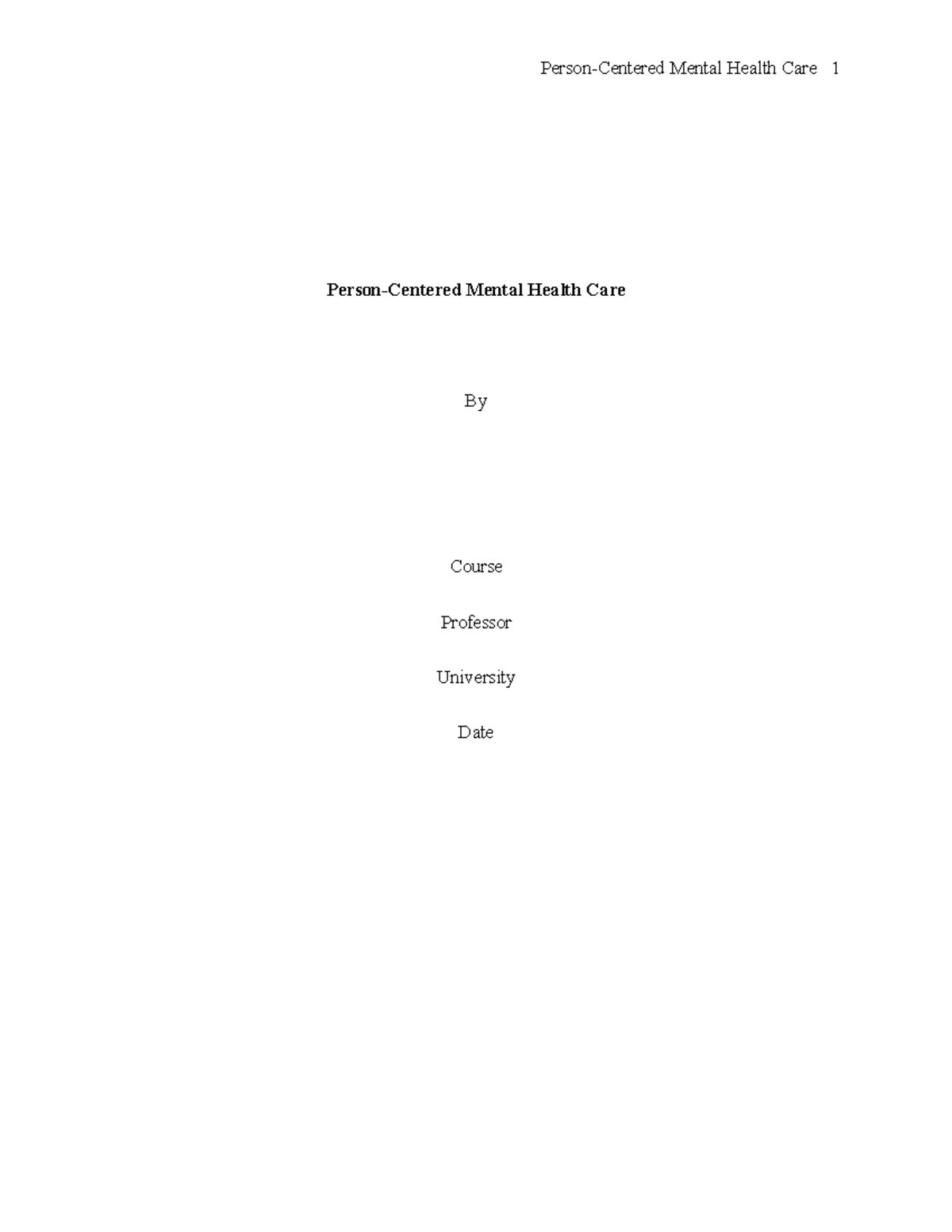 Developing Person-Centered Mental Health Care- Final COPY - Person ...