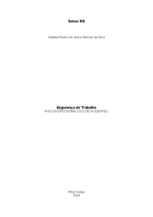 Modelo atividade 1 - SERVIÇO NACIONAL DE APRENDIZAGEM COMERCIAL ...
