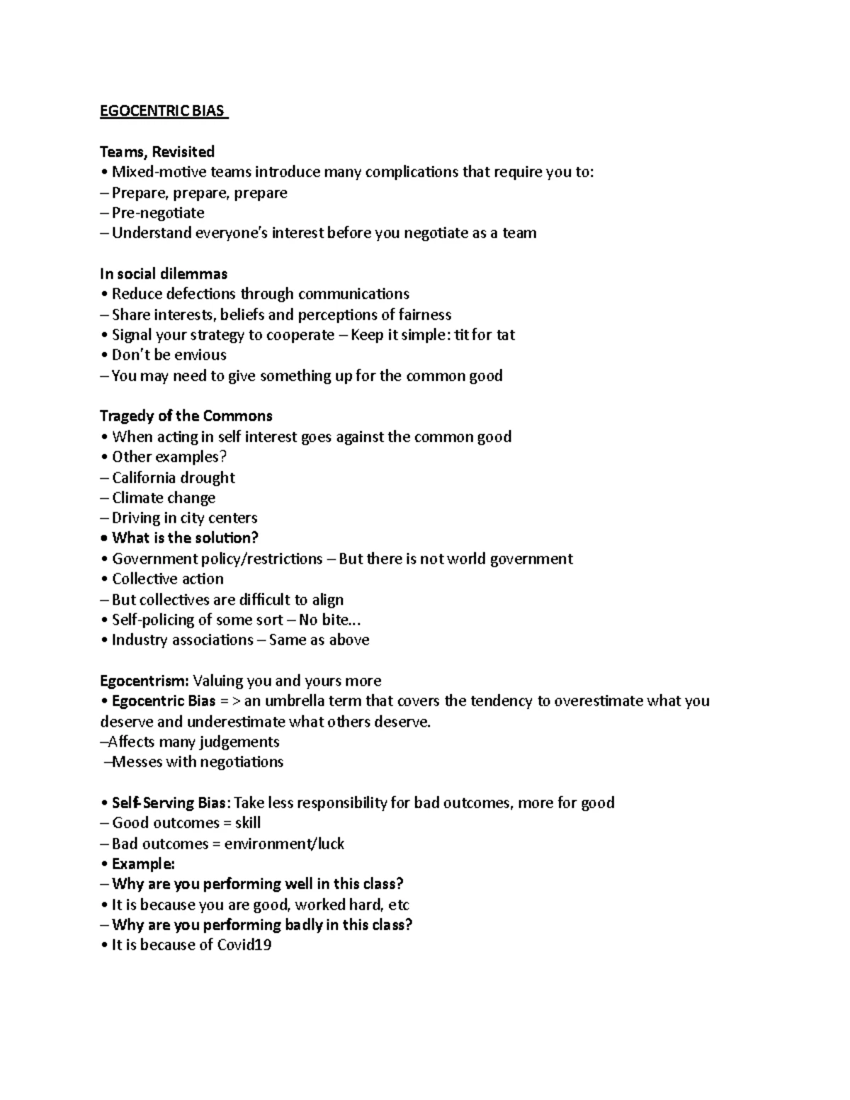 Negotiation Prep Sheet for Bullard House (Negotiation 101) - Studocu
