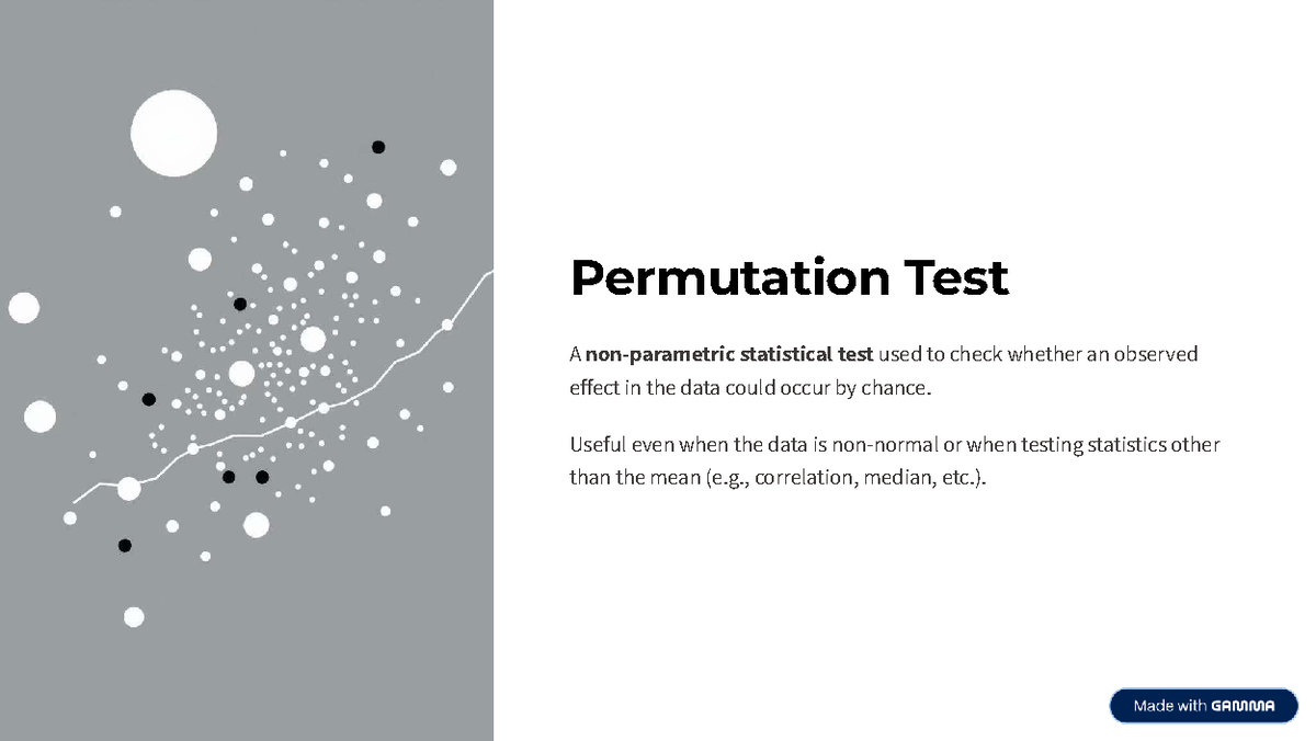 Permutation Test: Understanding Its Applications and Limitations - Studocu