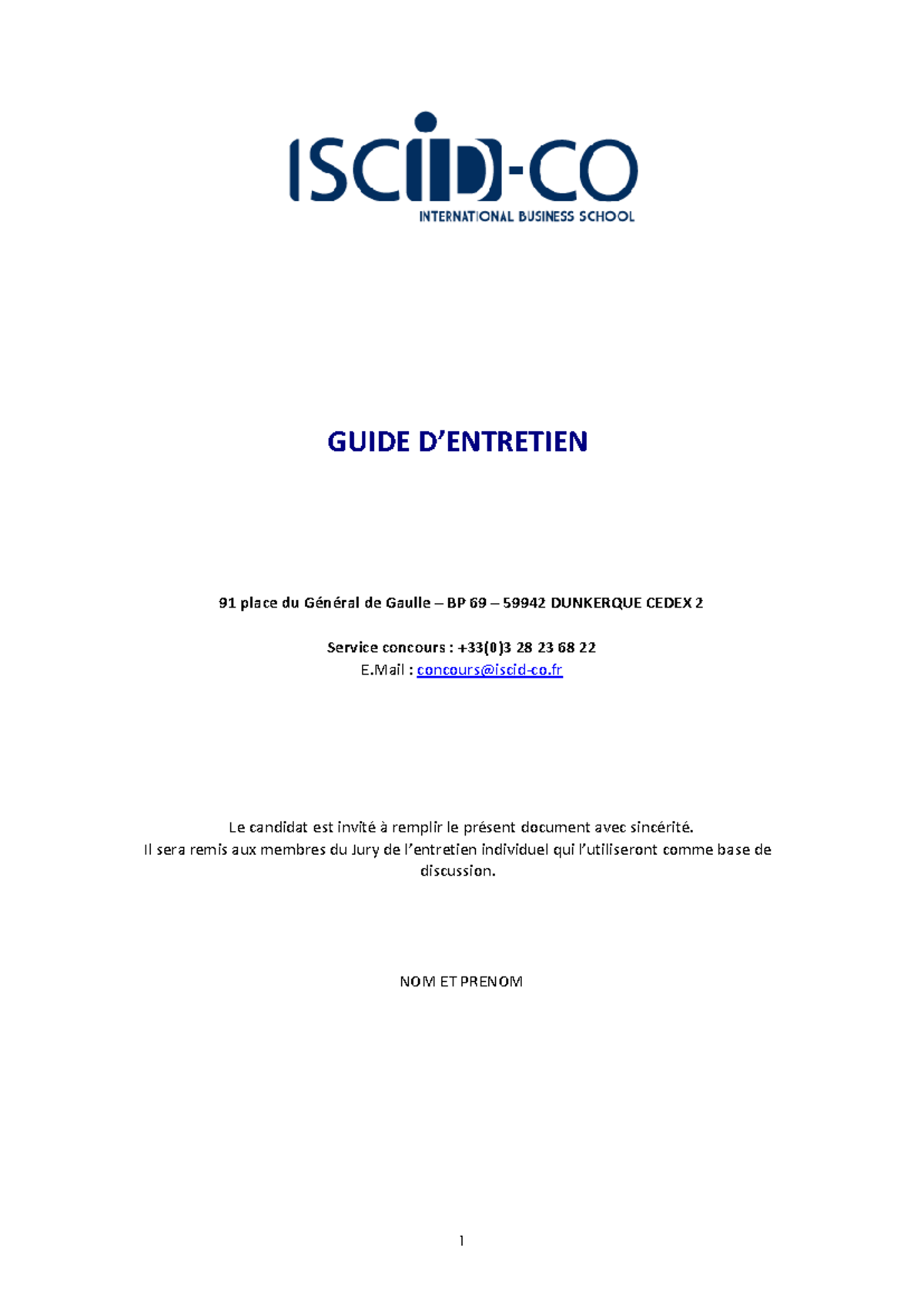 Guide Entretien 2024: Traits de Personnalité et Projets Personnels ...