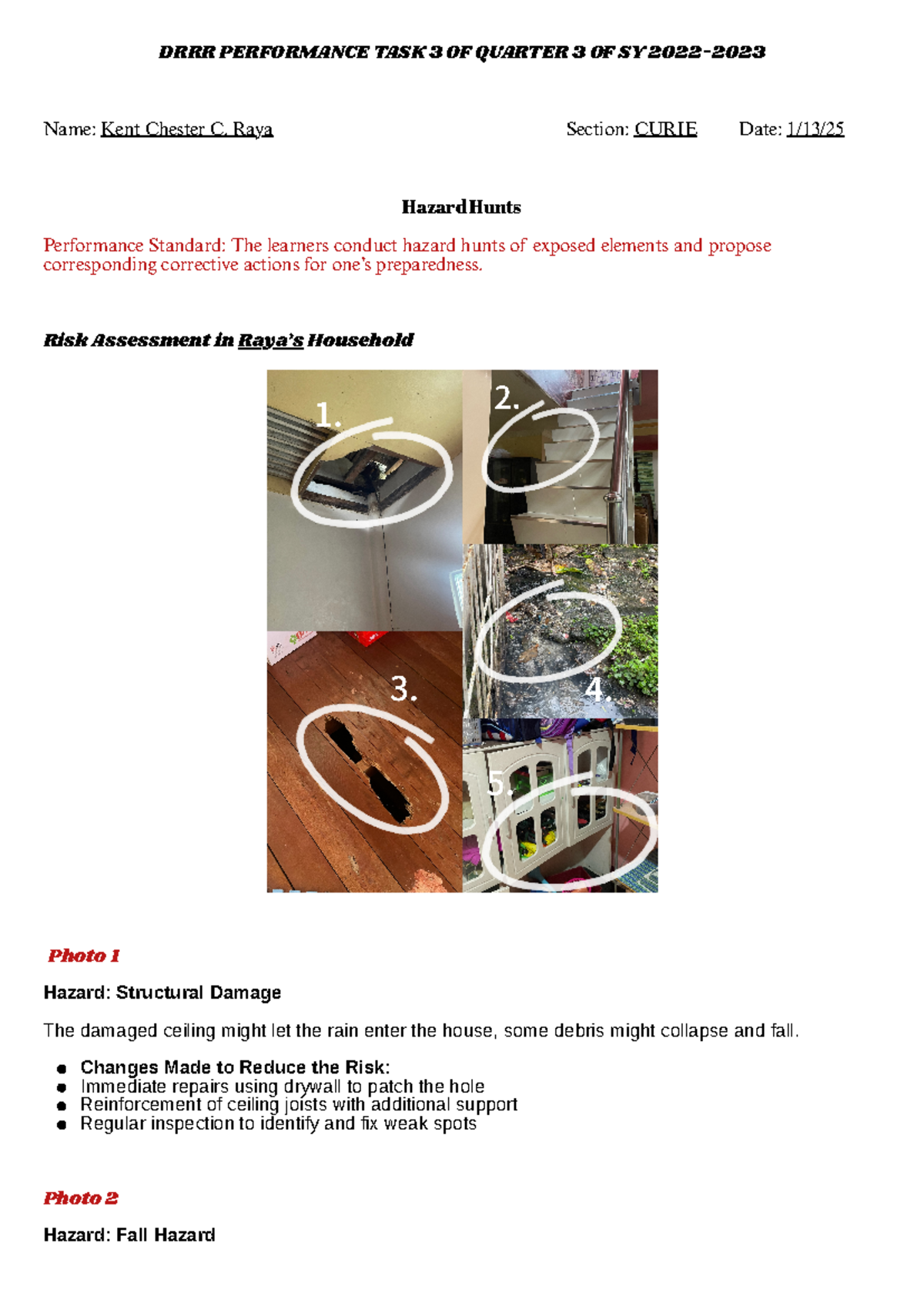 RAYA-DRRR-PT3 - dksjfhkjsdhfkhsdf - DRRR PERFORMANCE TASK 3 OF QUARTER ...