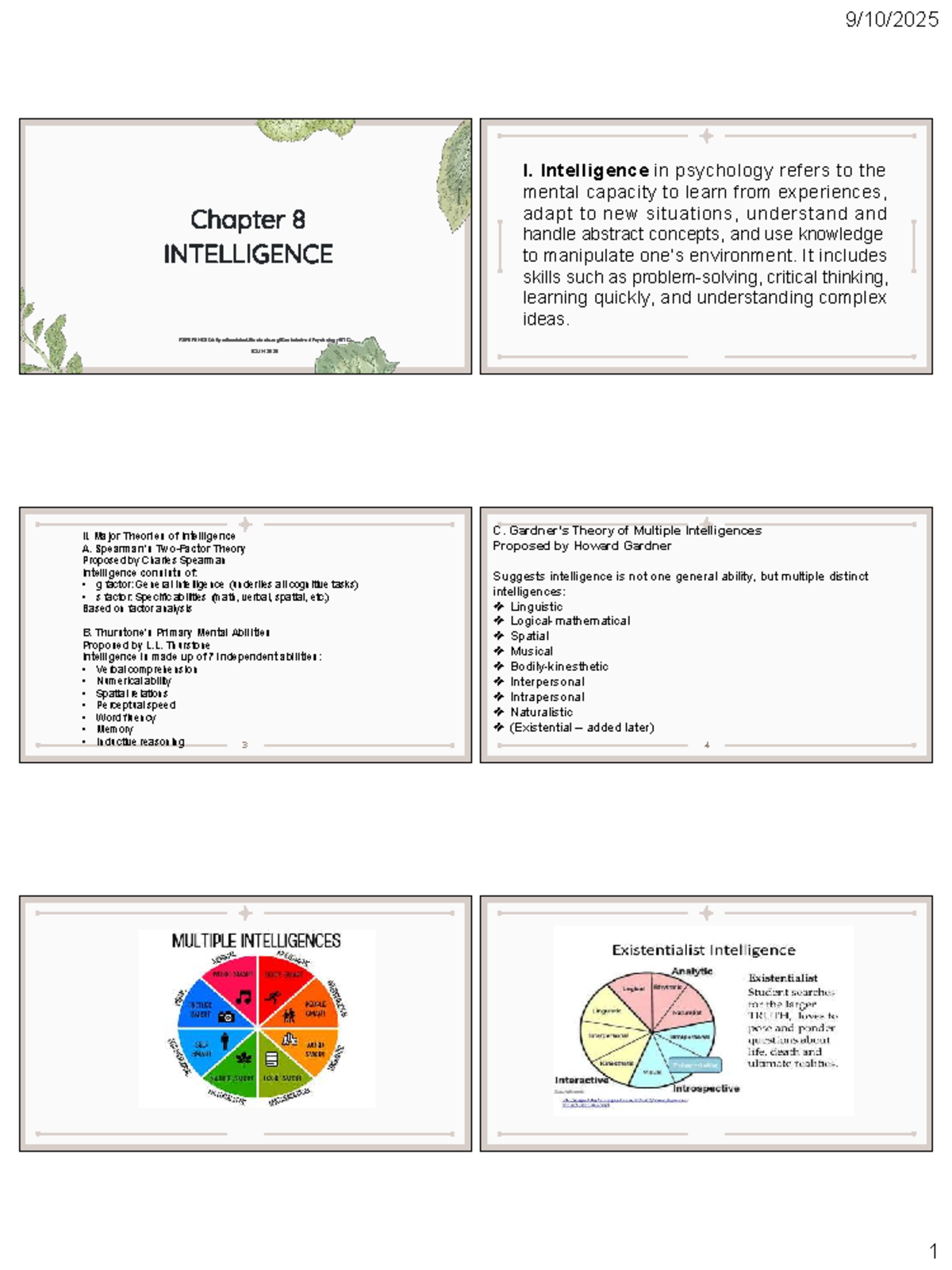 Understanding Intelligence: Theories, Characteristics, and Extremes ...