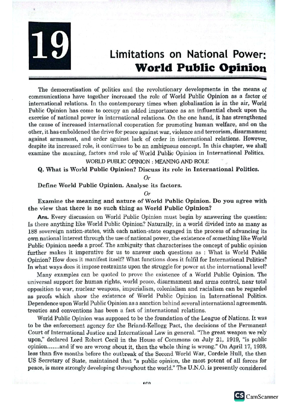 World Public Opinion Study Notes: Key Insights and Analysis - Studocu