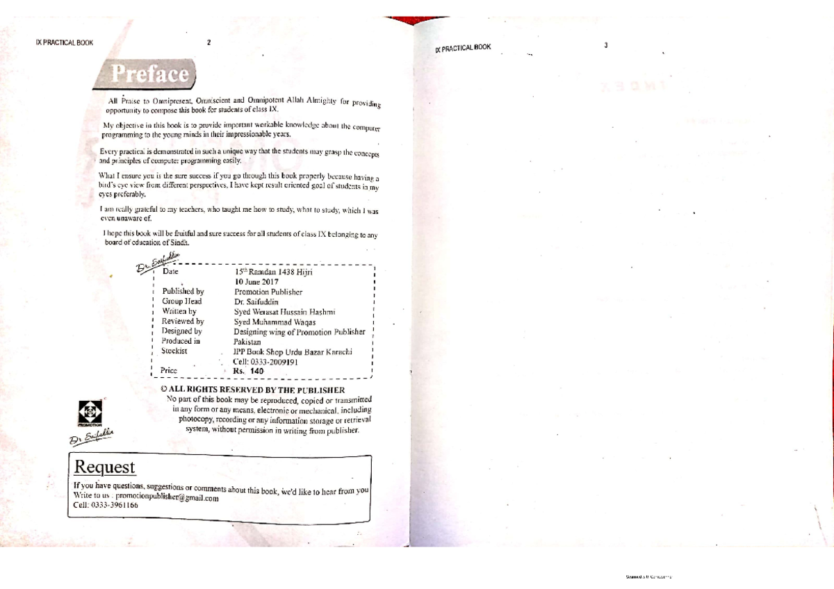 IX Computer Practical Guide - Class 9 (Practical Exercises Included ...