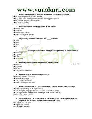 Handout File EDU302 - Human Development and Learning (EDU 302) Table of ...