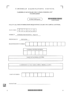 CSEC Integrated Science June 2016 Exam Paper 02 Answers and Solutions ...