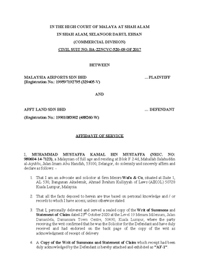 (R) Written Submission - IA (R) IN THE COURT OF APPEAL OF MALAYSIA (AT ...