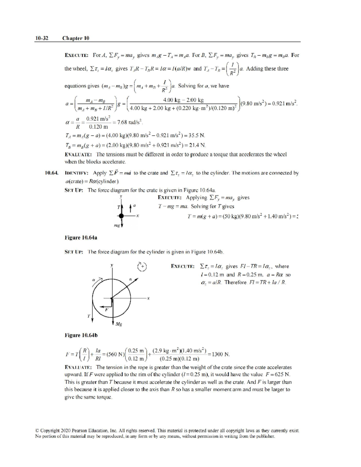 University Physics (15th Ed) - Chapter 10 Solutions & Discussion - Studocu