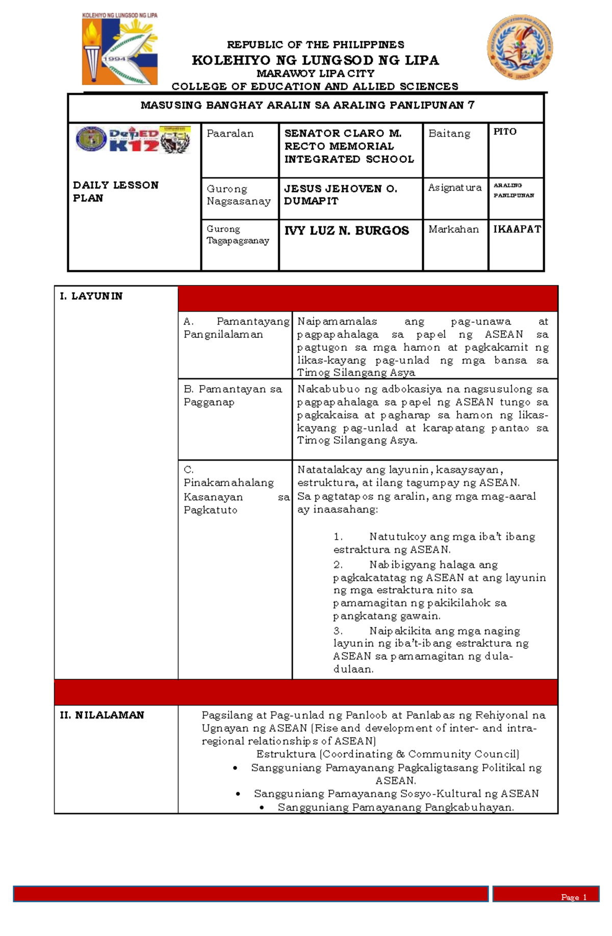 ASEAN: Mga Layunin at Kasaysayan ng Pagtutulungan sa Timog-Silangang ...
