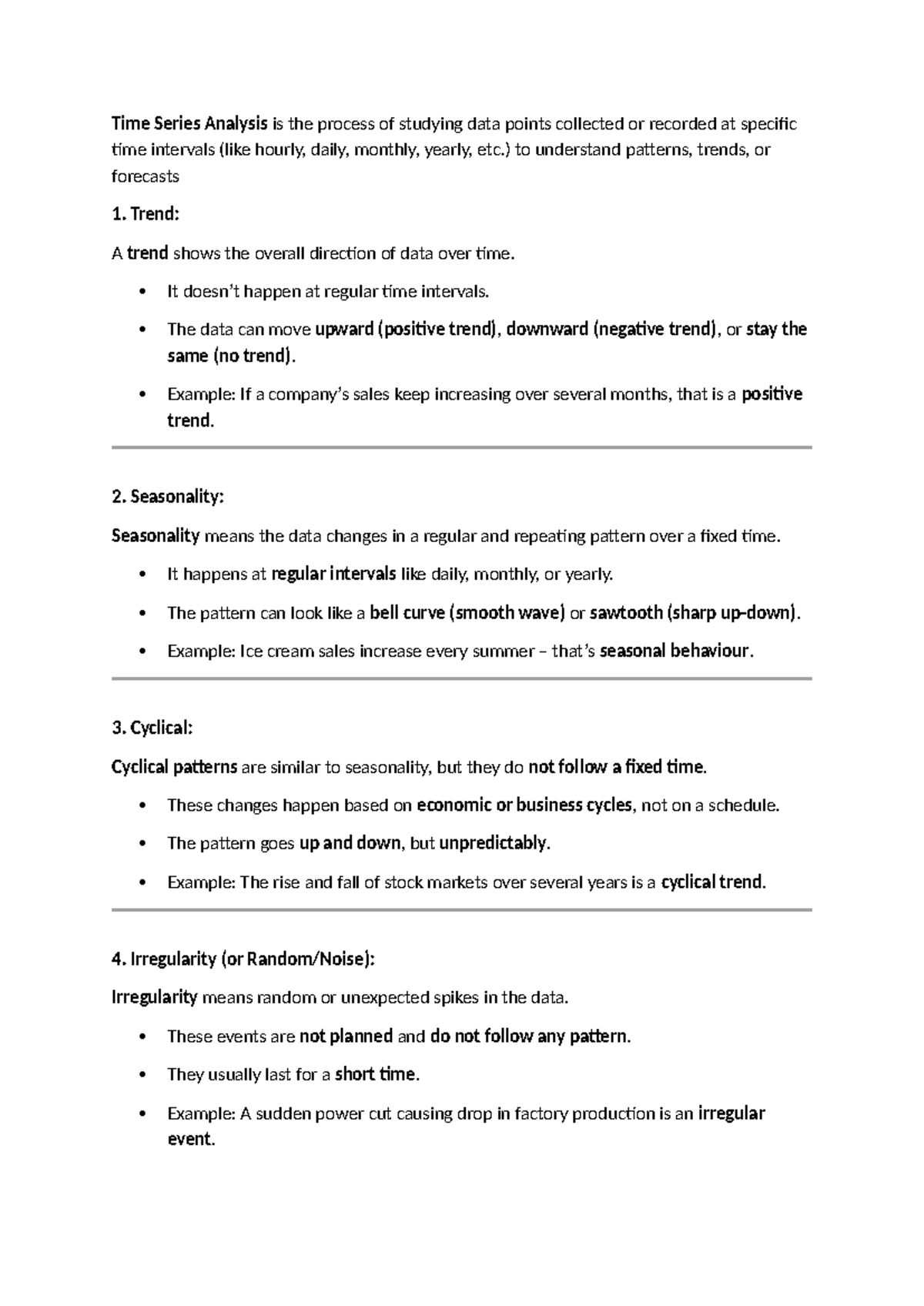Time Series Analysis: Understanding Trends, Seasonality, and Tests ...