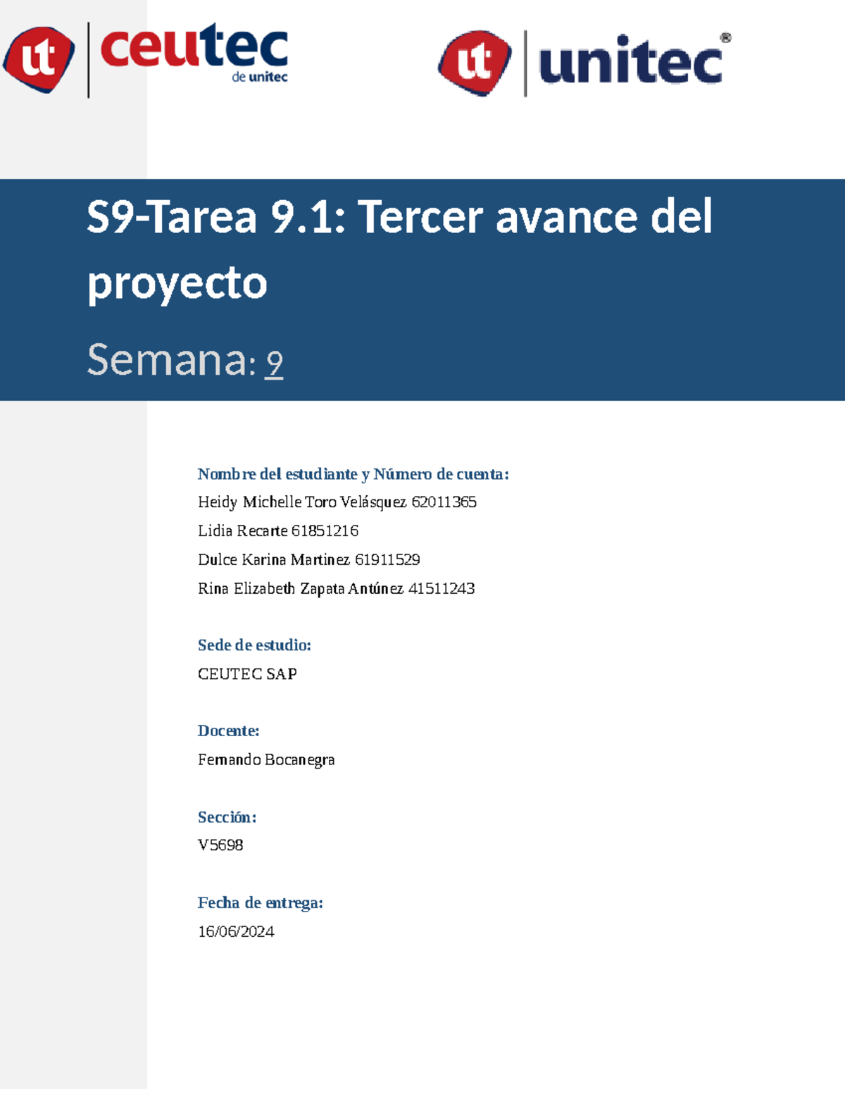 Tarea 9 - admin HISTORIA DE HONDURAS - Nombre del estudiante y Número de cuenta: Heidy Michelle ...