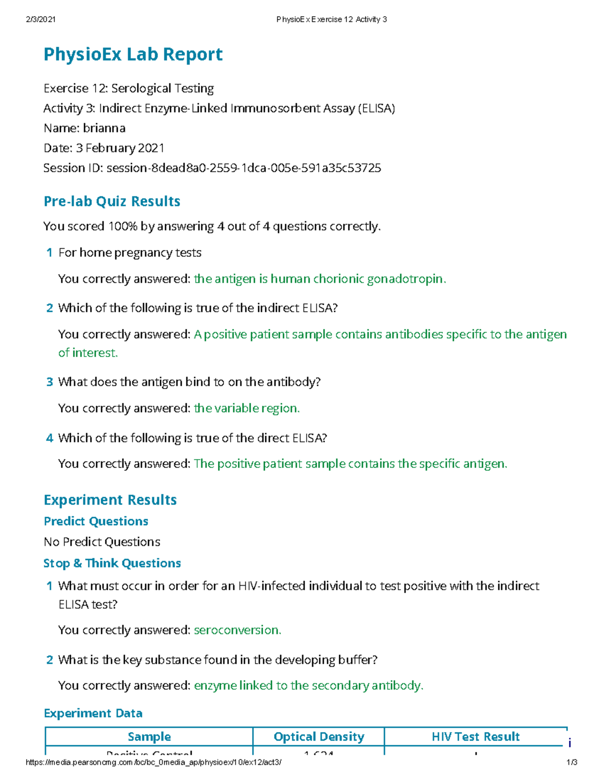 Physio Ex Exercise 12 Activity 3 - pearsoncmg/bc/bc_0media_ap/physioex ...