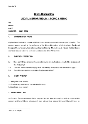 Legal letter - example - Sohanaa Ramsammy LLB EXTENDED Legal Letter to ...