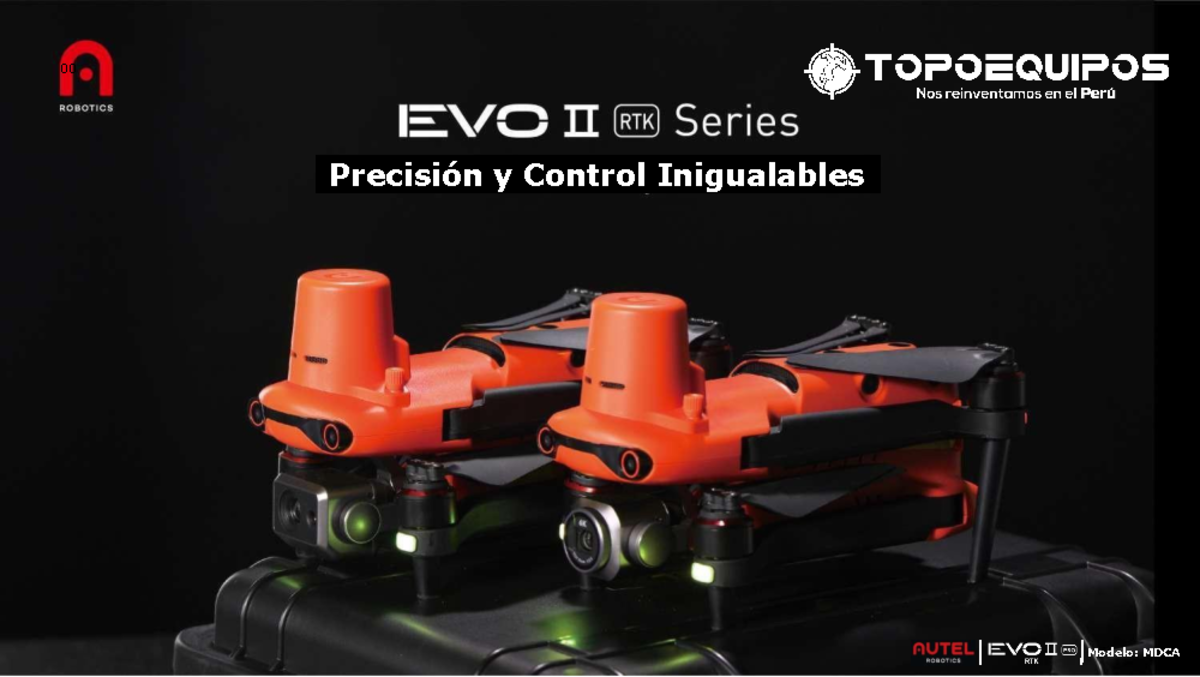 Brochure Autel EVO II RTK Series V2: Precisión y Tecnología Avanzada ...