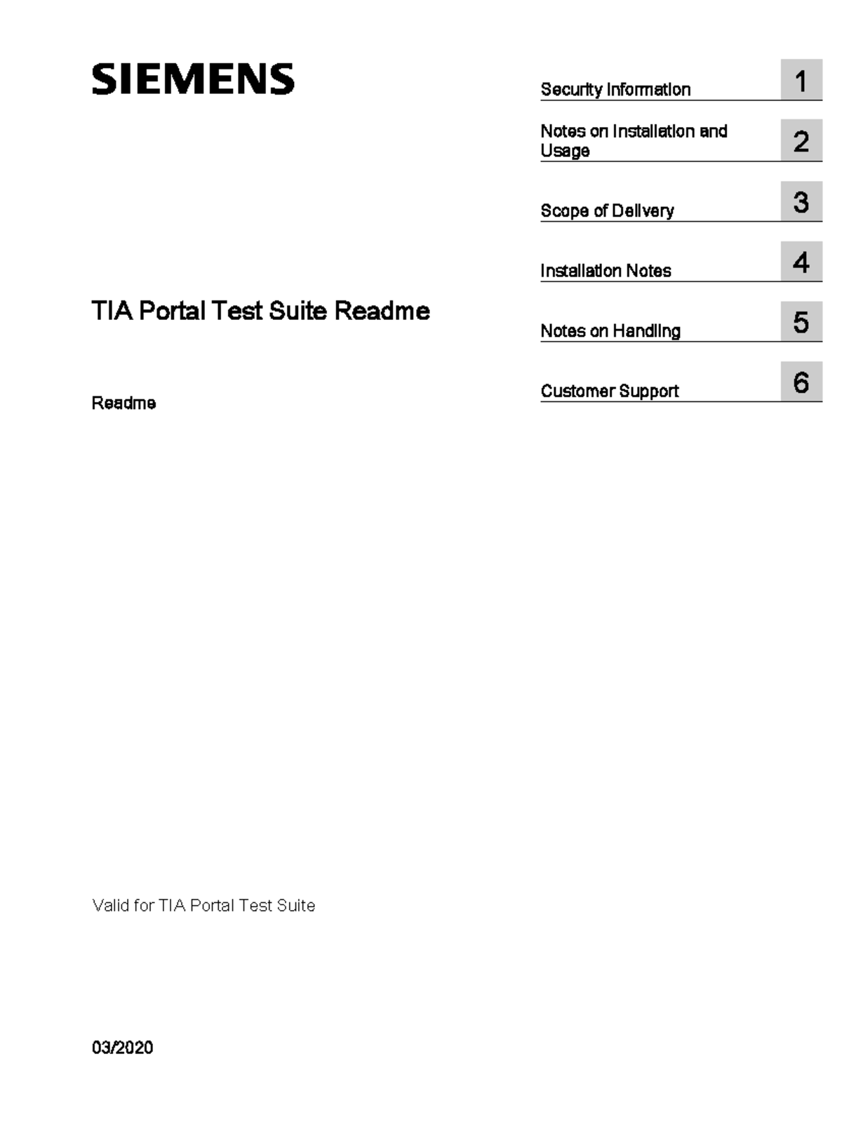 TIA Portal Test Suite V16 Advanced Readme & Installation Notes - Studocu