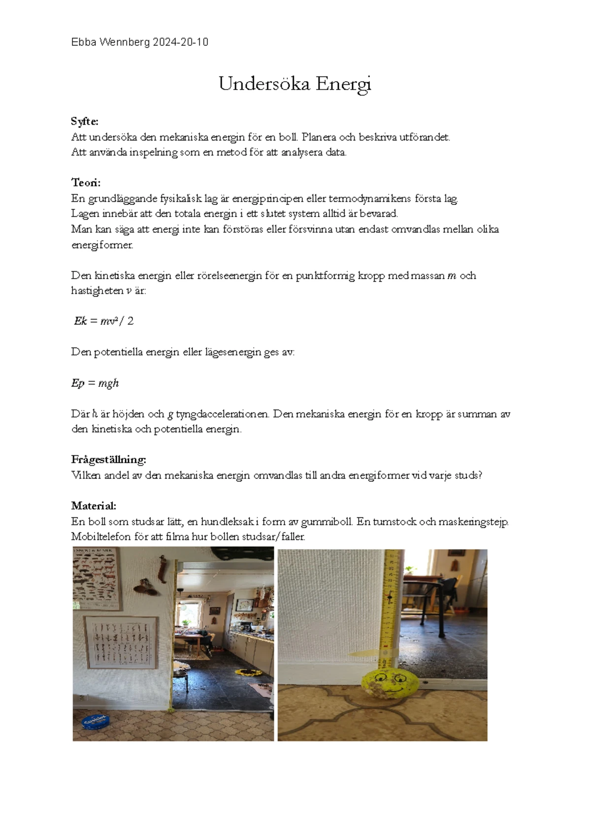 Lab2 Elektricitet och kretsar: Fysik 1 Laboration - Studocu