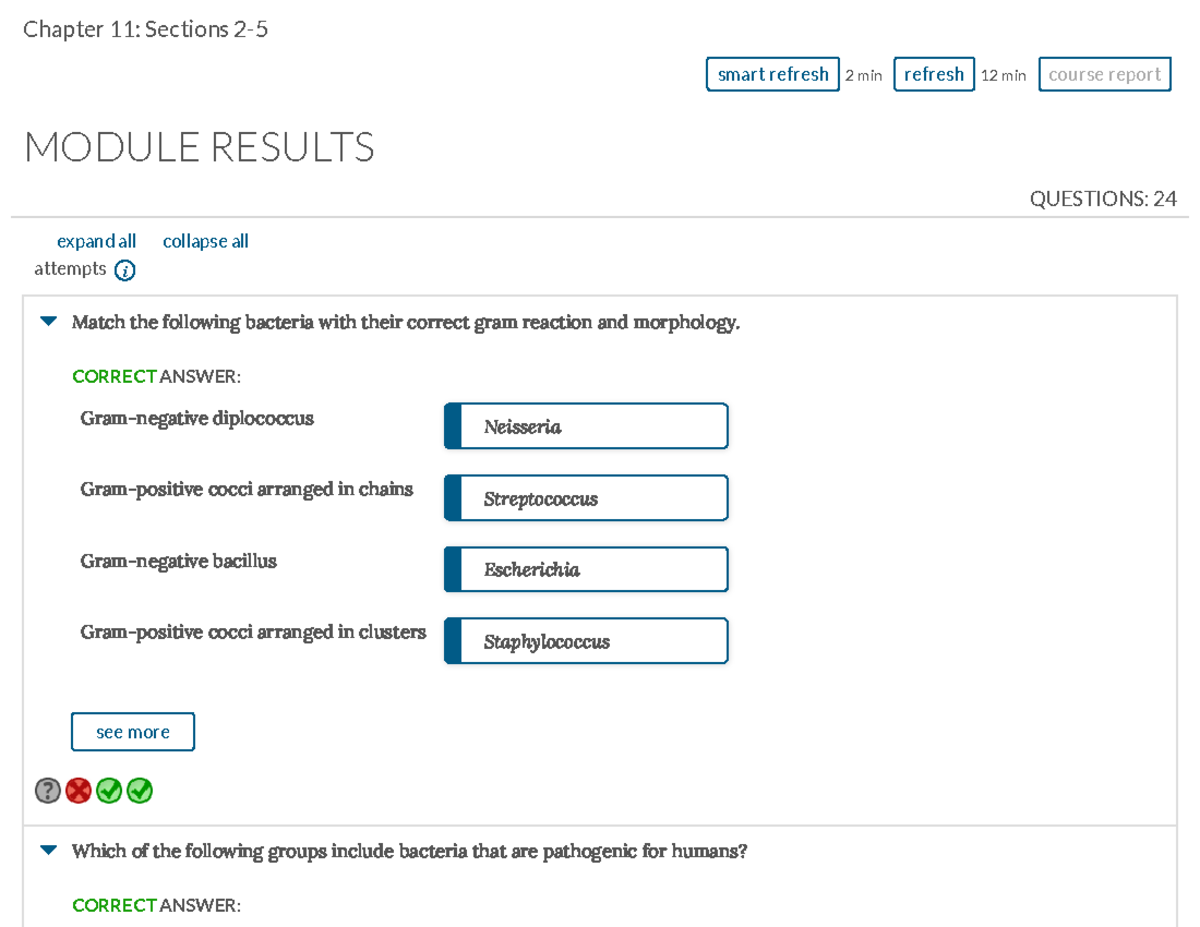 Dynamic Study Modules - Review: Bacterial Classification and ...