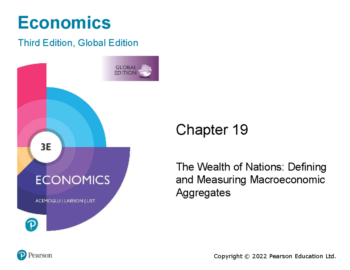 Lecture 2 - Macroeconomics: Measuring GDP & Economic Activity (1NA835 ...