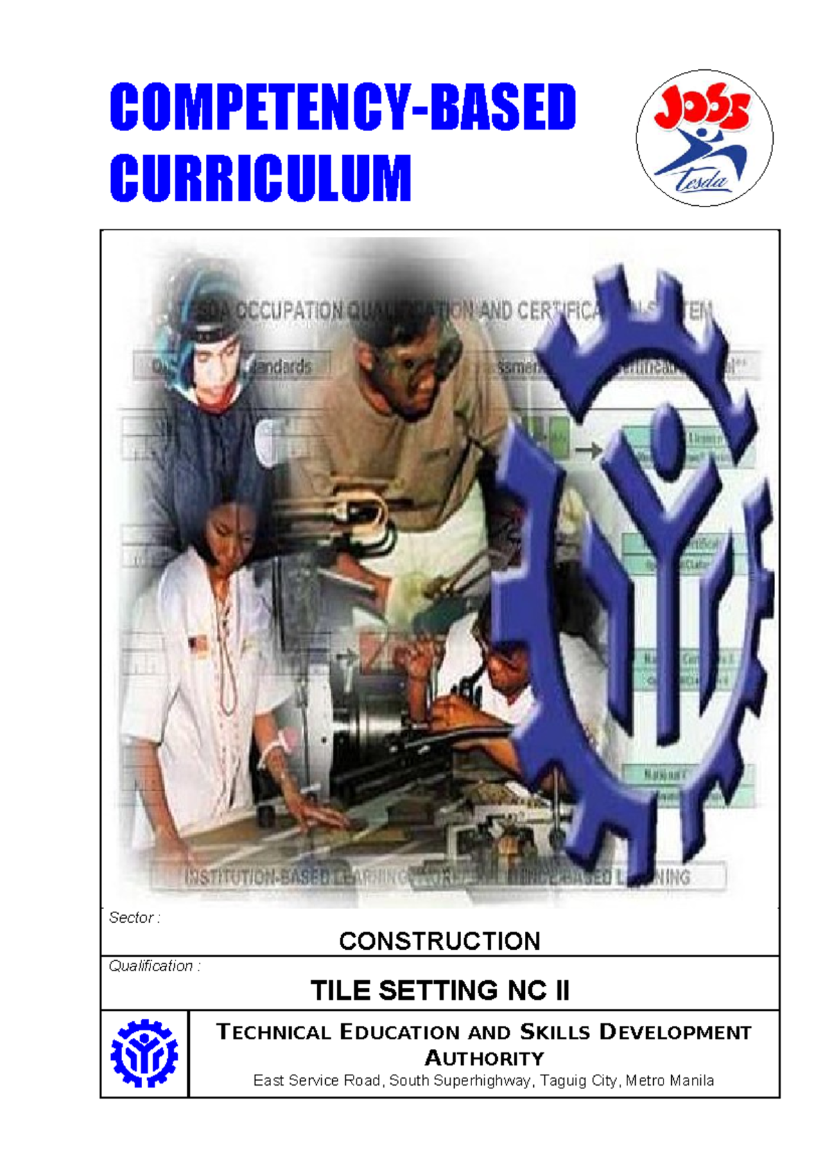 CBC Tile Setting NC II - Course Overview and Module Summaries - Studocu
