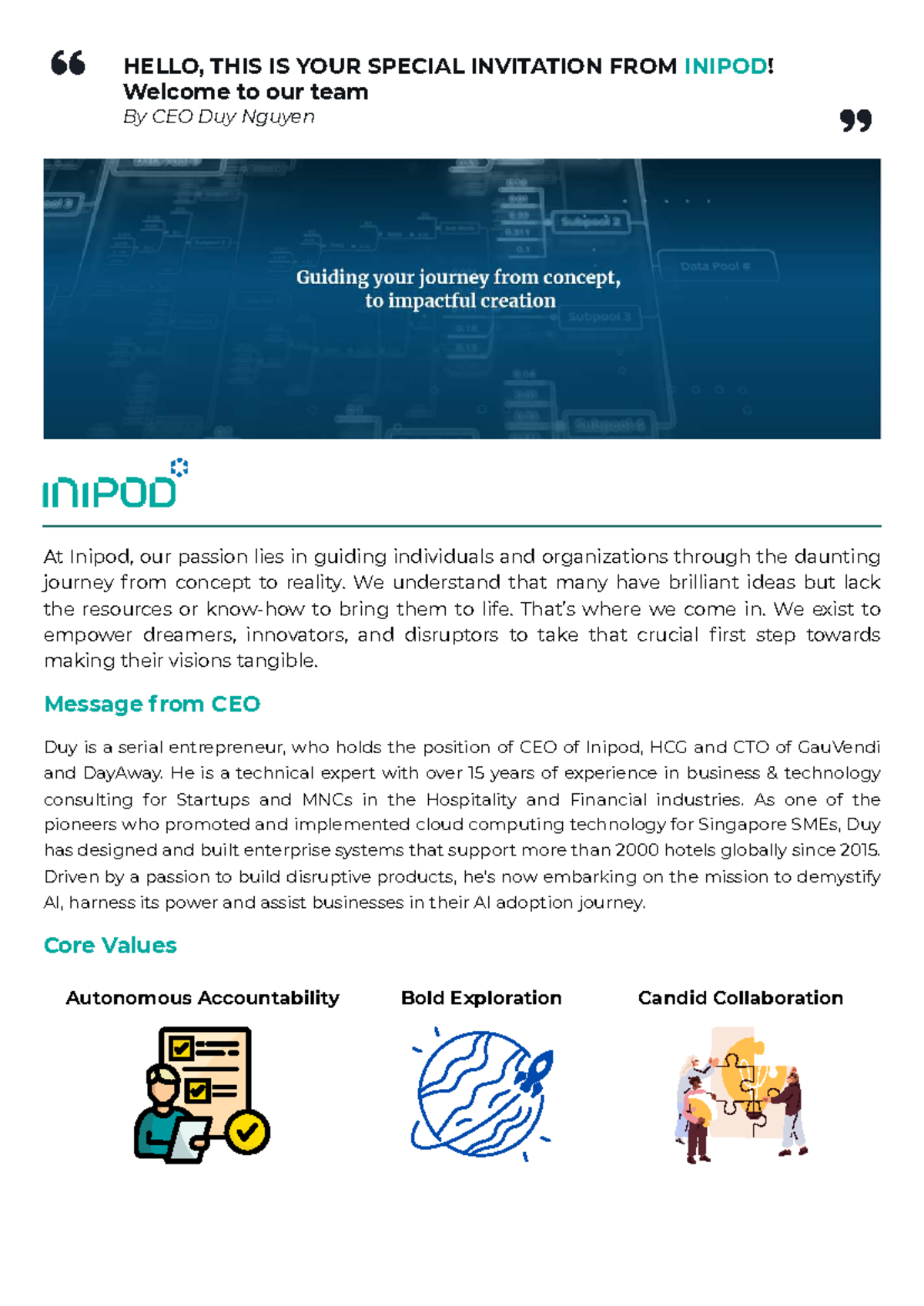 Inipod JD: Project Assistant Role Overview and Responsibilities - Studocu