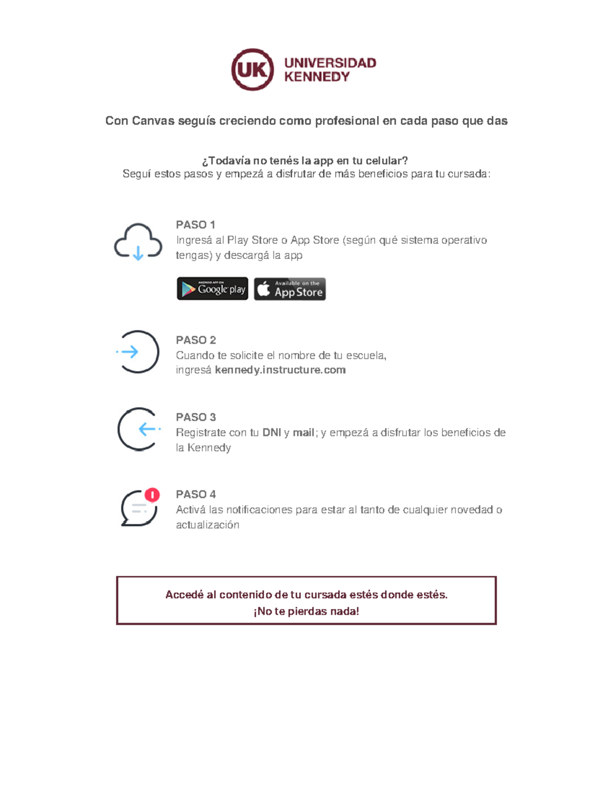 Paso a paso Canvas en tu celular - Con Canvas seguís creciendo como ...