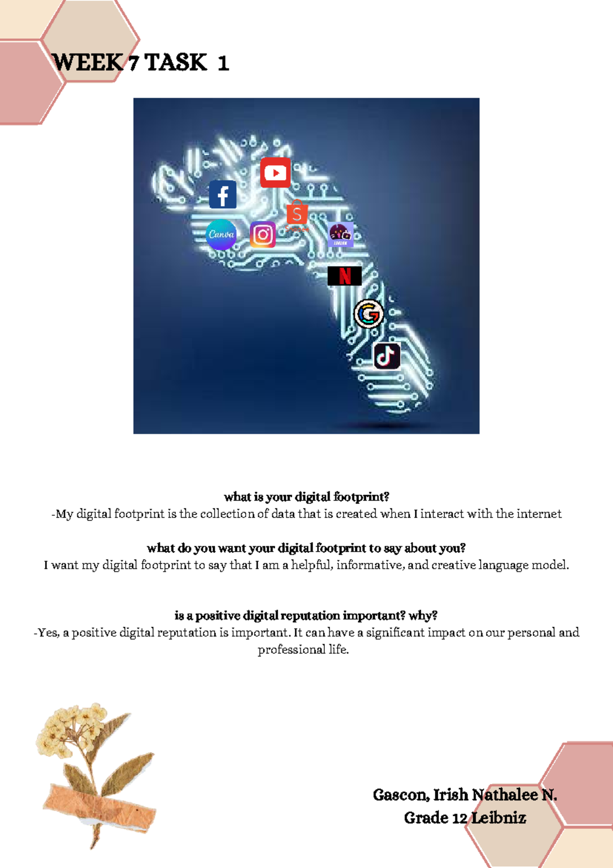 WEEK 8 PETA - asdasdasd - ... WEEK 7 TASK 1 what is your digital ...