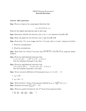 [Solved] 3 Give a recursive definition of the sequence an n 1 2 3if an ...
